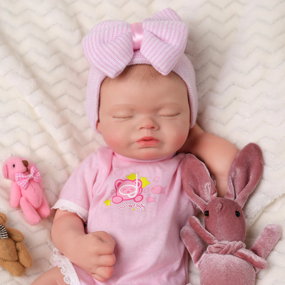 NEW SILICONE JULIA – The Tots Doll co